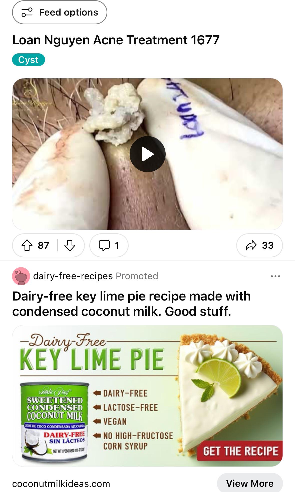 Unfortunate ad placement just in time for Wacky Wednesday. | Scrolller