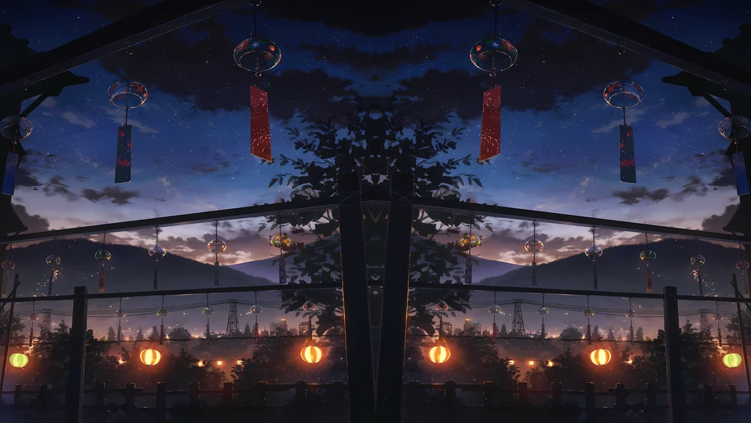 Mirrored Night Aesthetic [1920x1080] | Scrolller