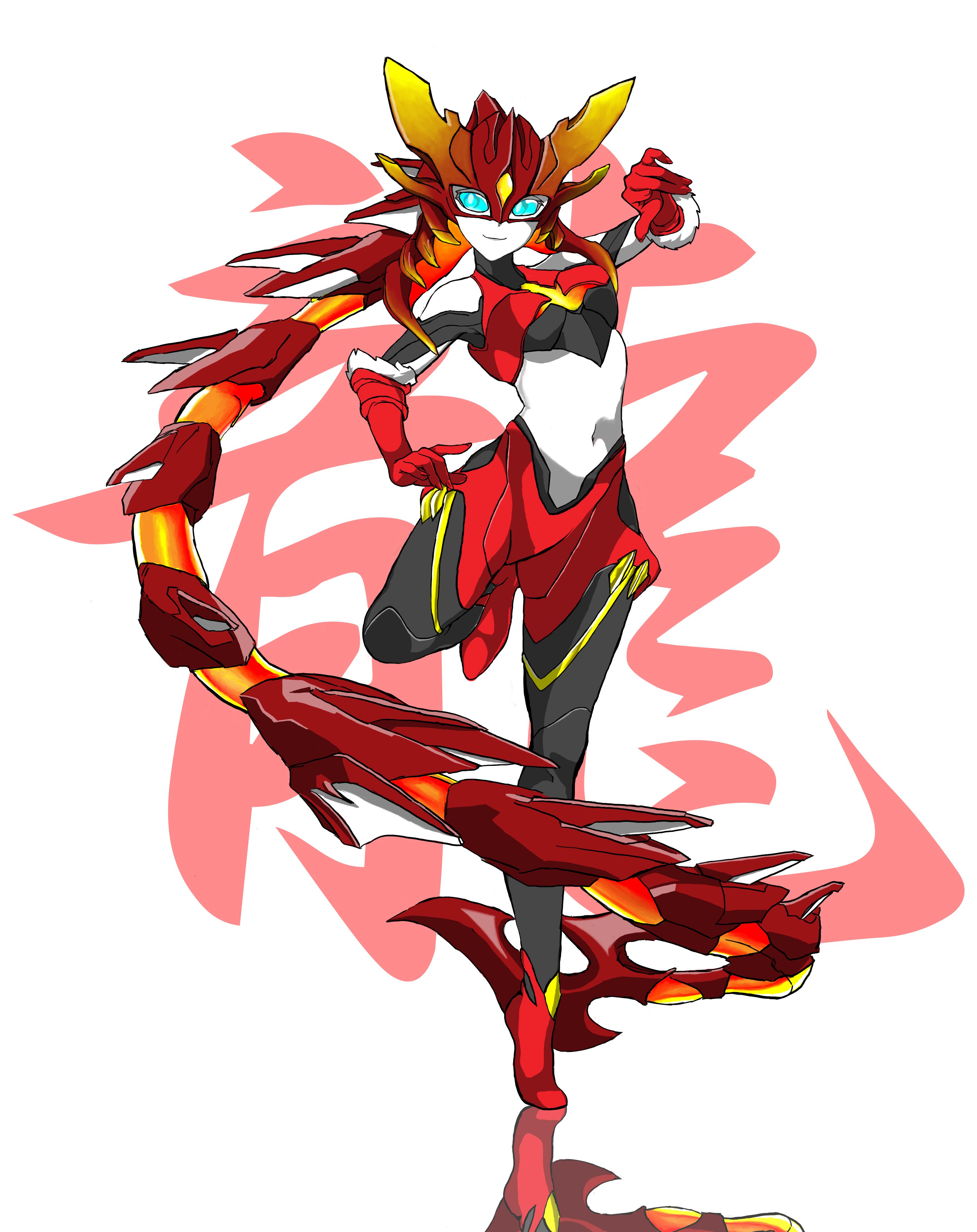 Just finished Ultrawoman OC for Year Of Dragon. What name would you suggest for her?...and what ...