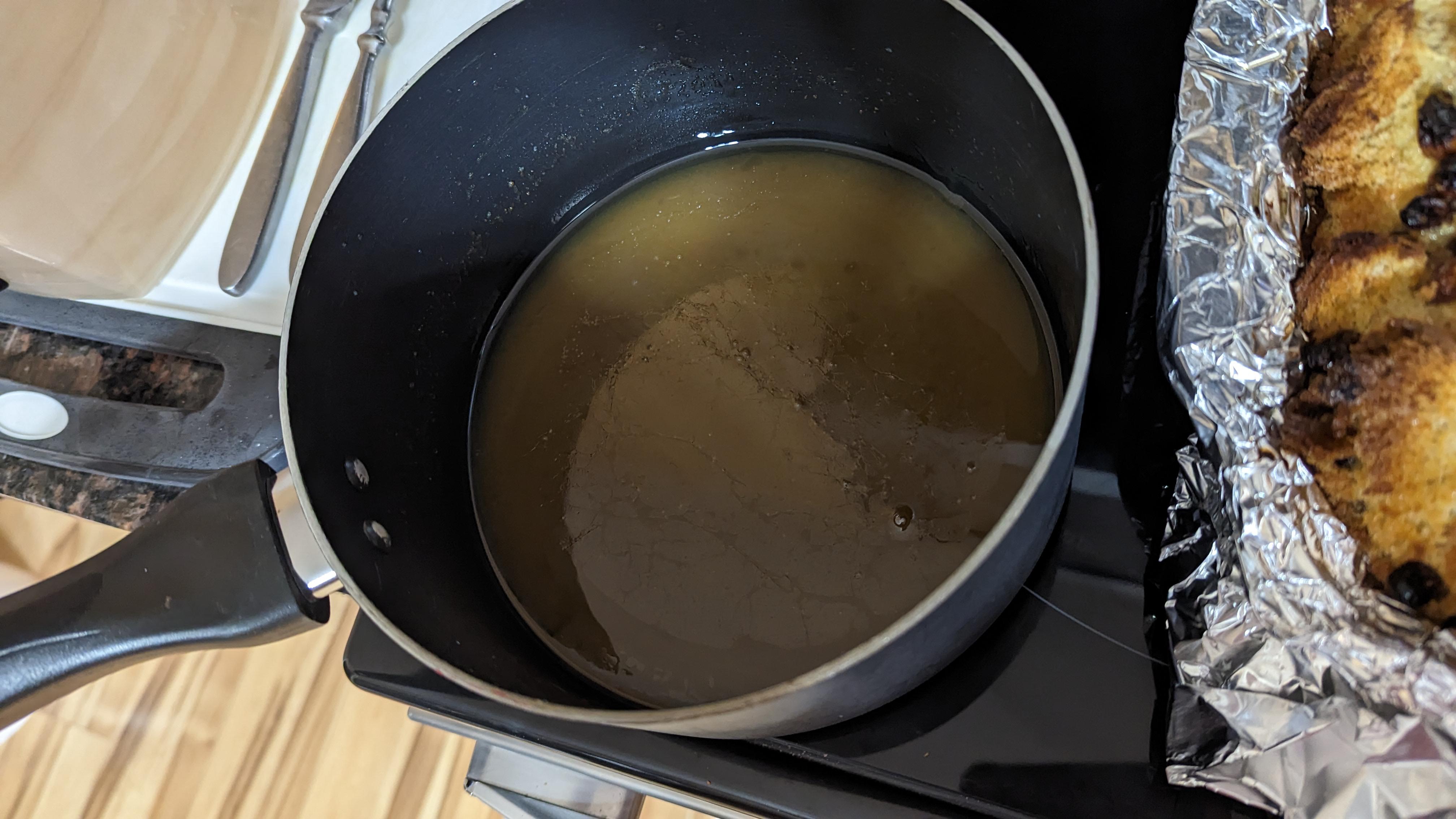 [homemade] Bread pudding with raisins and a bourbon vanilla sauce | Scrolller