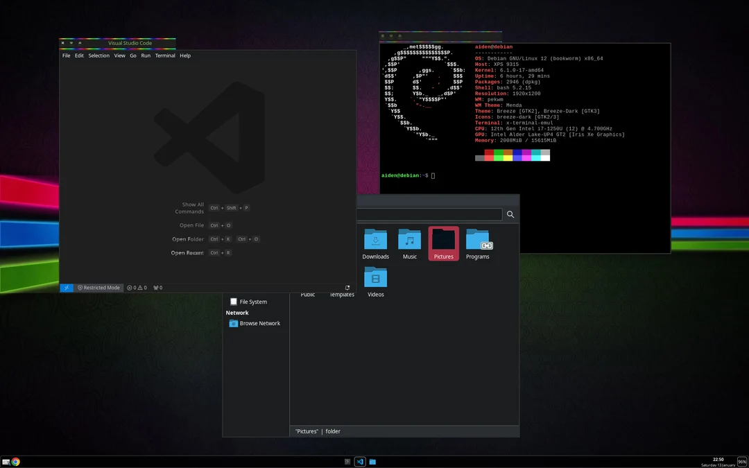 [Pekwm] First real attempt | Scrolller