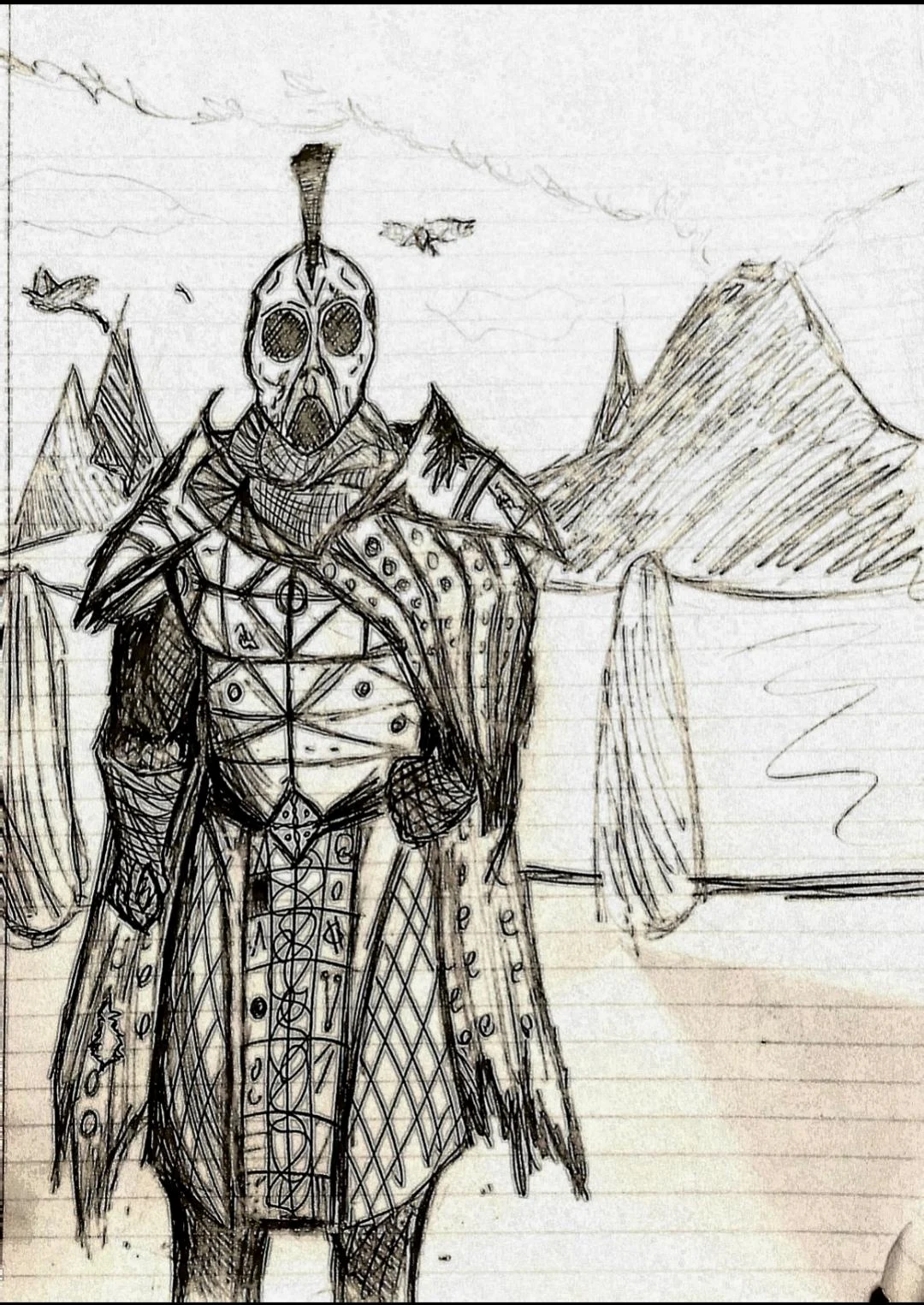 Morrowind inspired doodle. | Scrolller