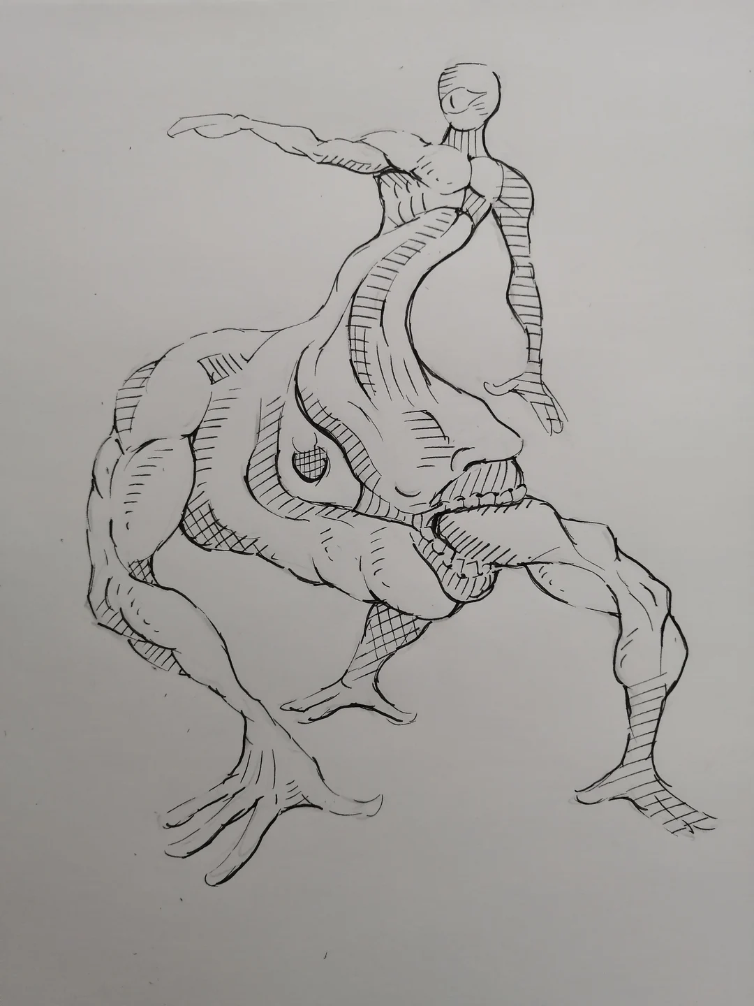 Daily drawing Nr 3: A weird creature | Scrolller