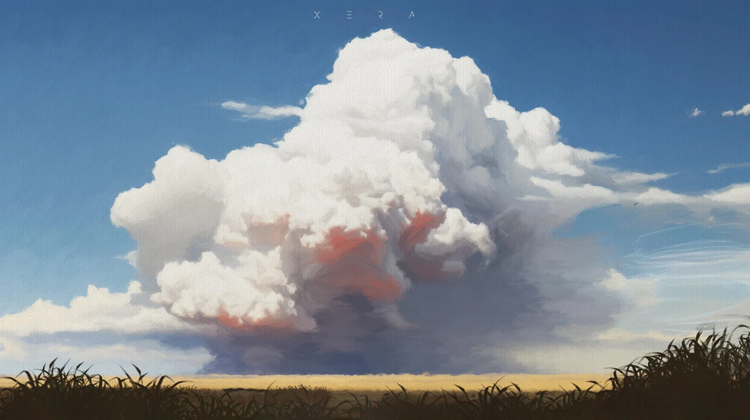 Cloud over field, XerazoX, Procreate, 2023 | Scrolller