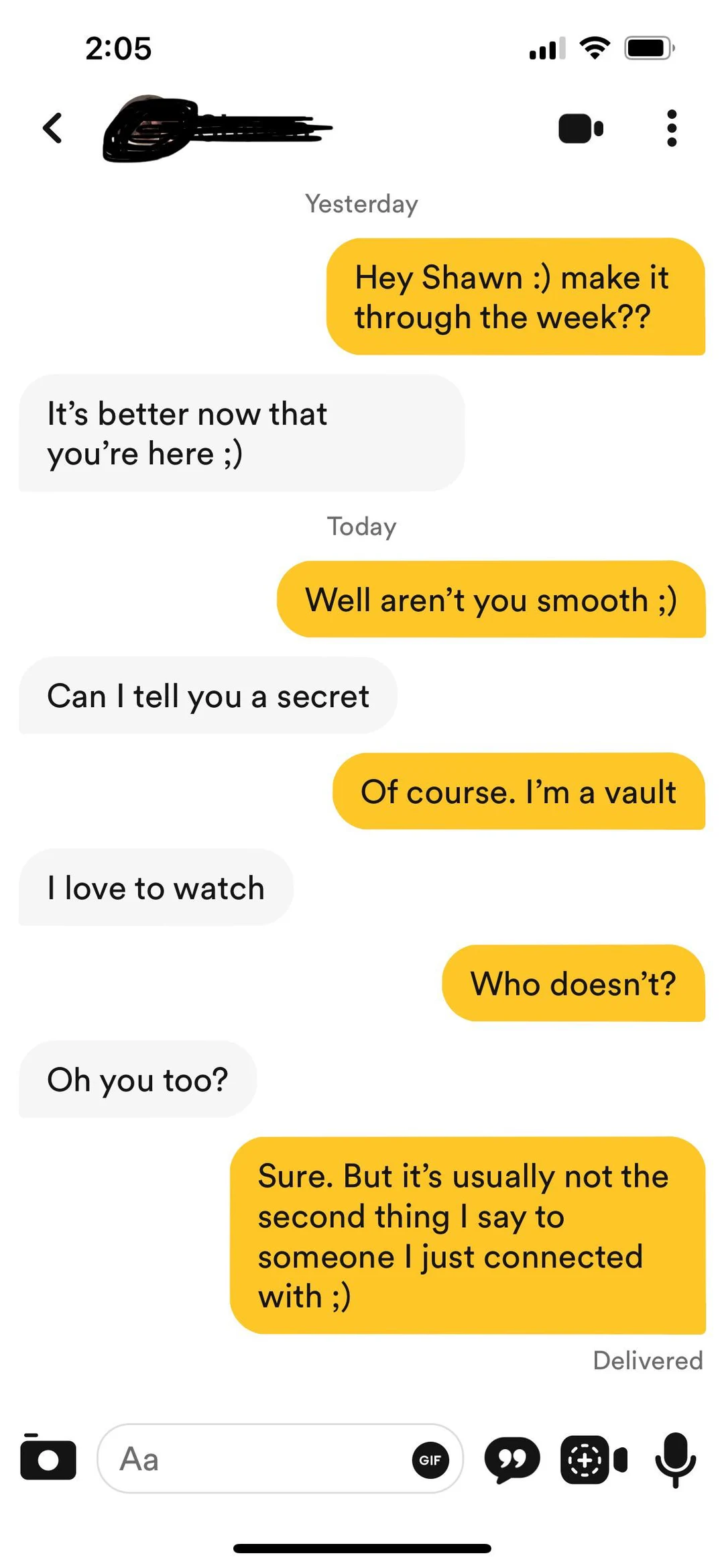 Men, you’d get so much further if you just tried to have a non sexual conversation first ...