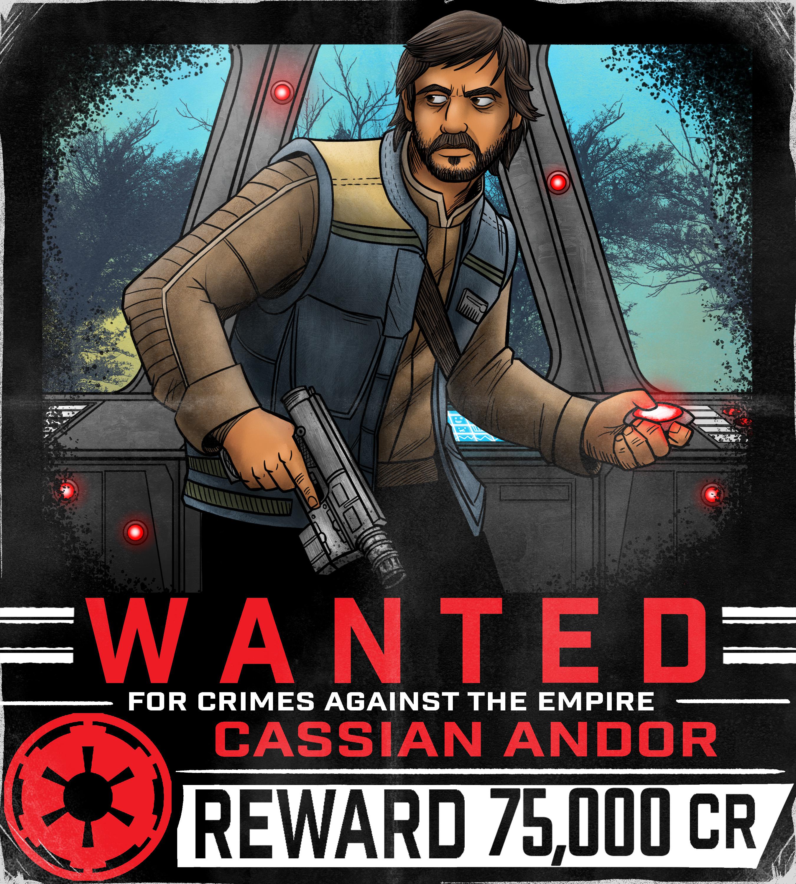 WANTED : CASSIAN ANDOR - Art by Honni David | Scrolller