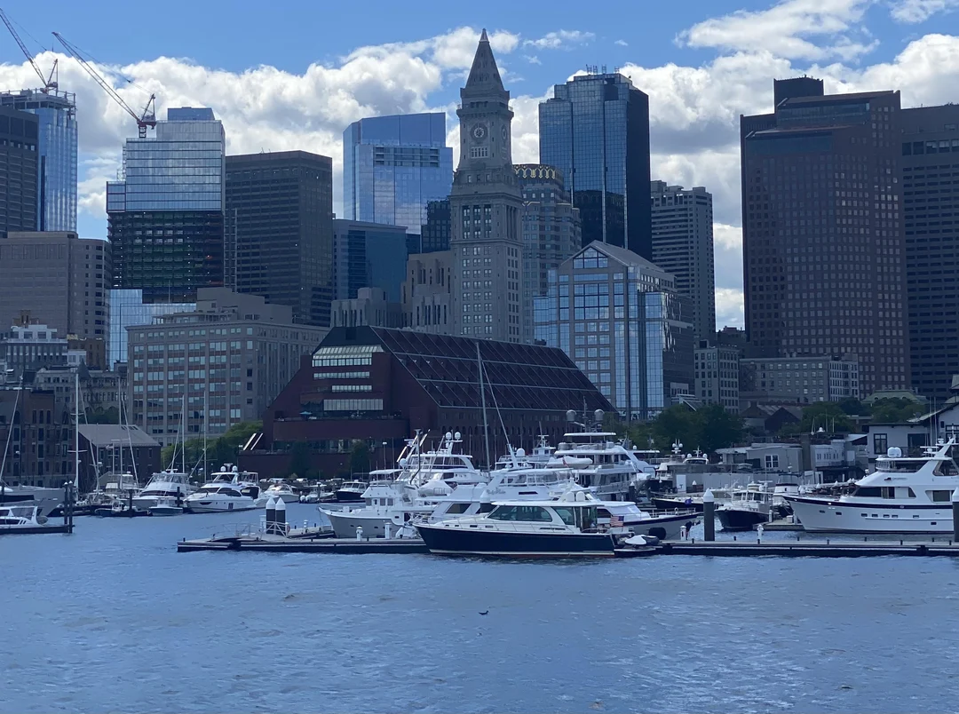 Boston, Massachusetts as seen from the Harbor tour. | Scrolller