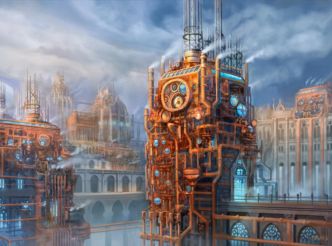 Steam Vents by artist Jules Martin | Scrolller