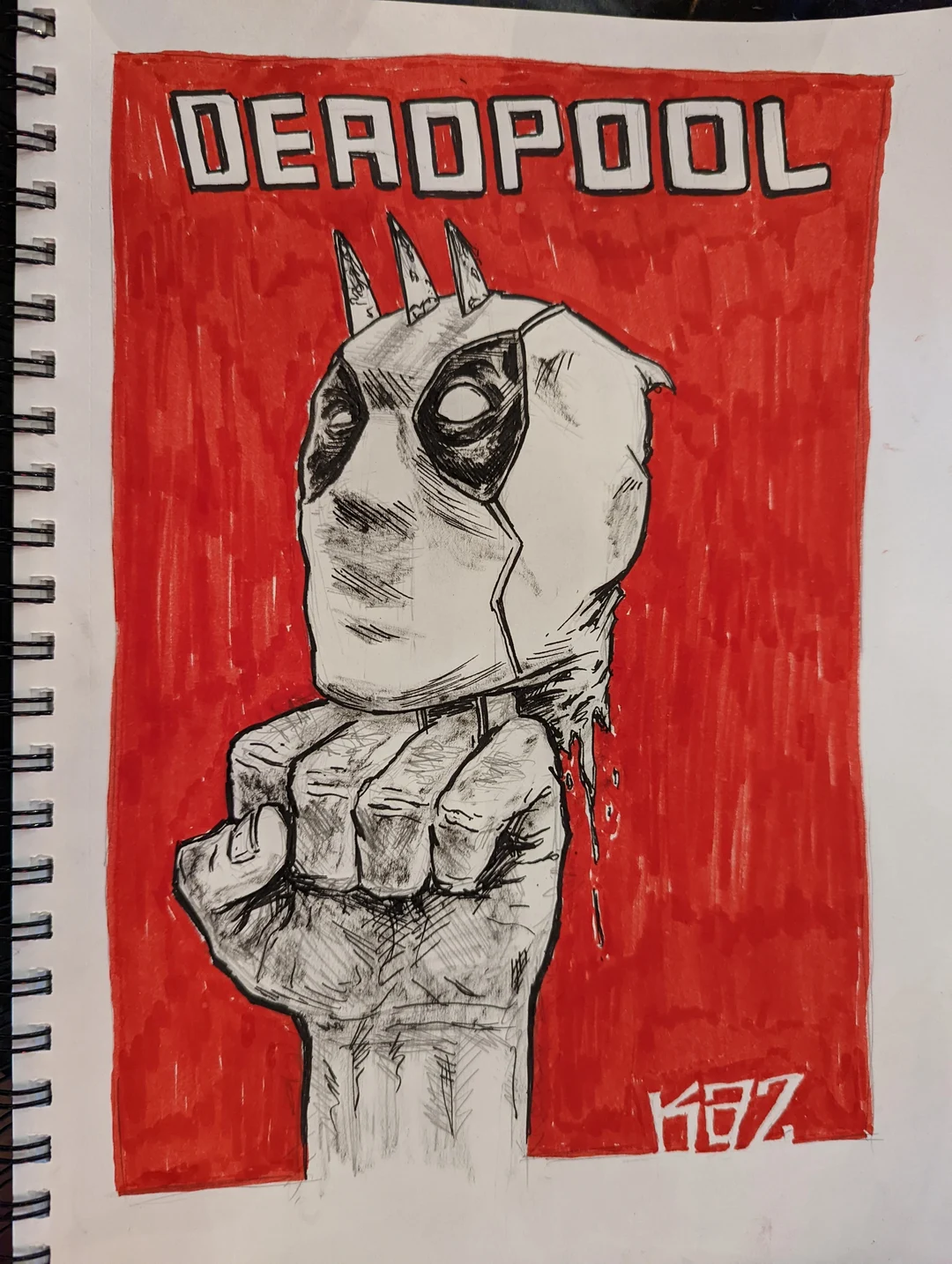 My friends idea for a Wolverine and Deadpool movie poster! | Scrolller