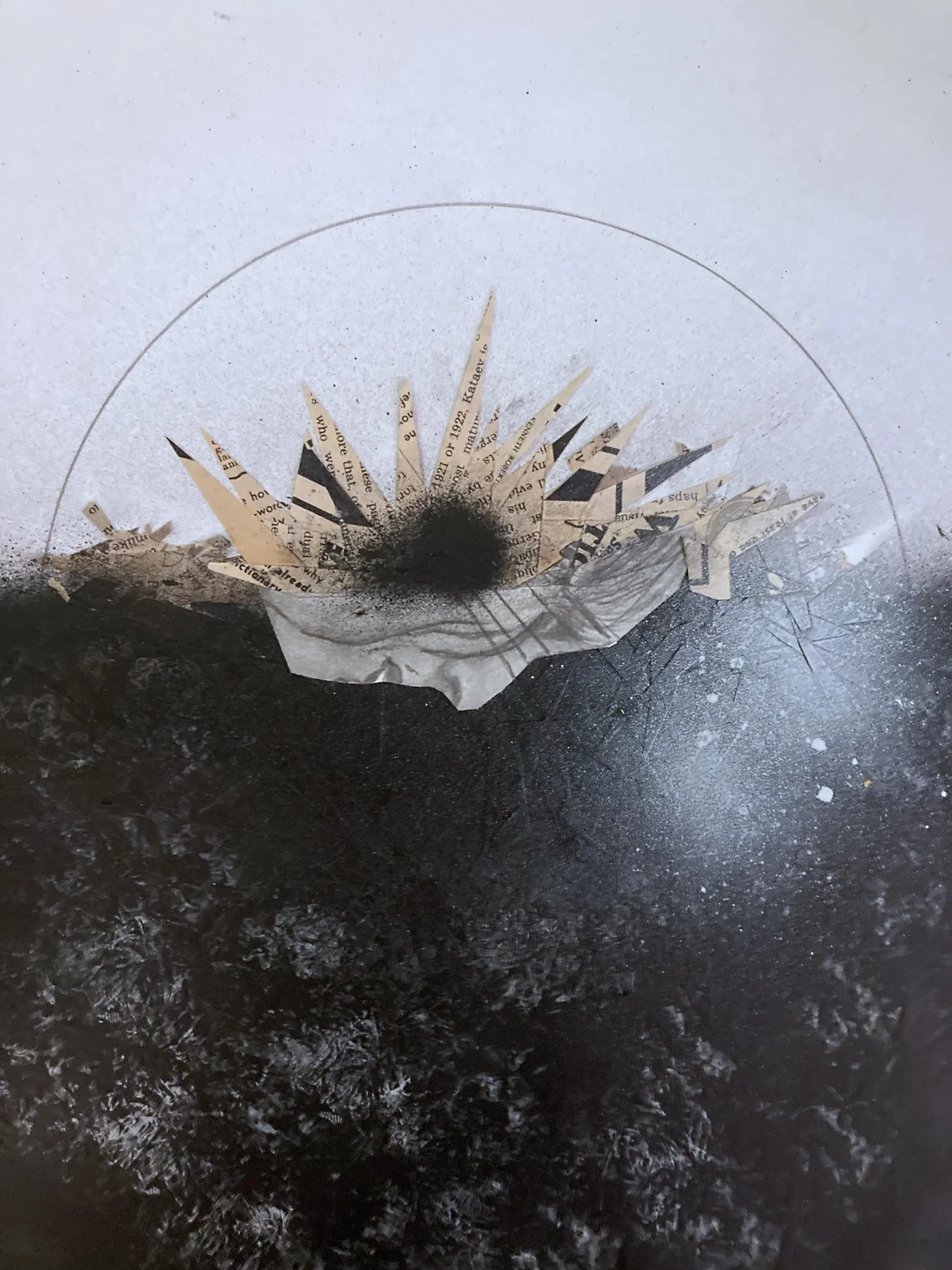 Art Work-There is Something Out There, Michael Deragon, Analog Collage, 2022 | Scrolller