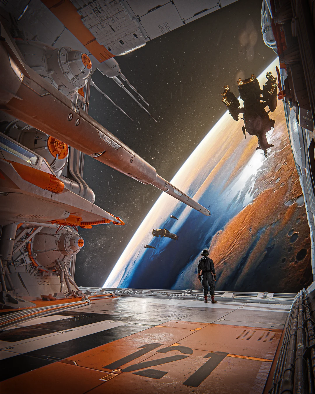 Galactic Vanguard, basilfontana, blender, 2023 | Scrolller