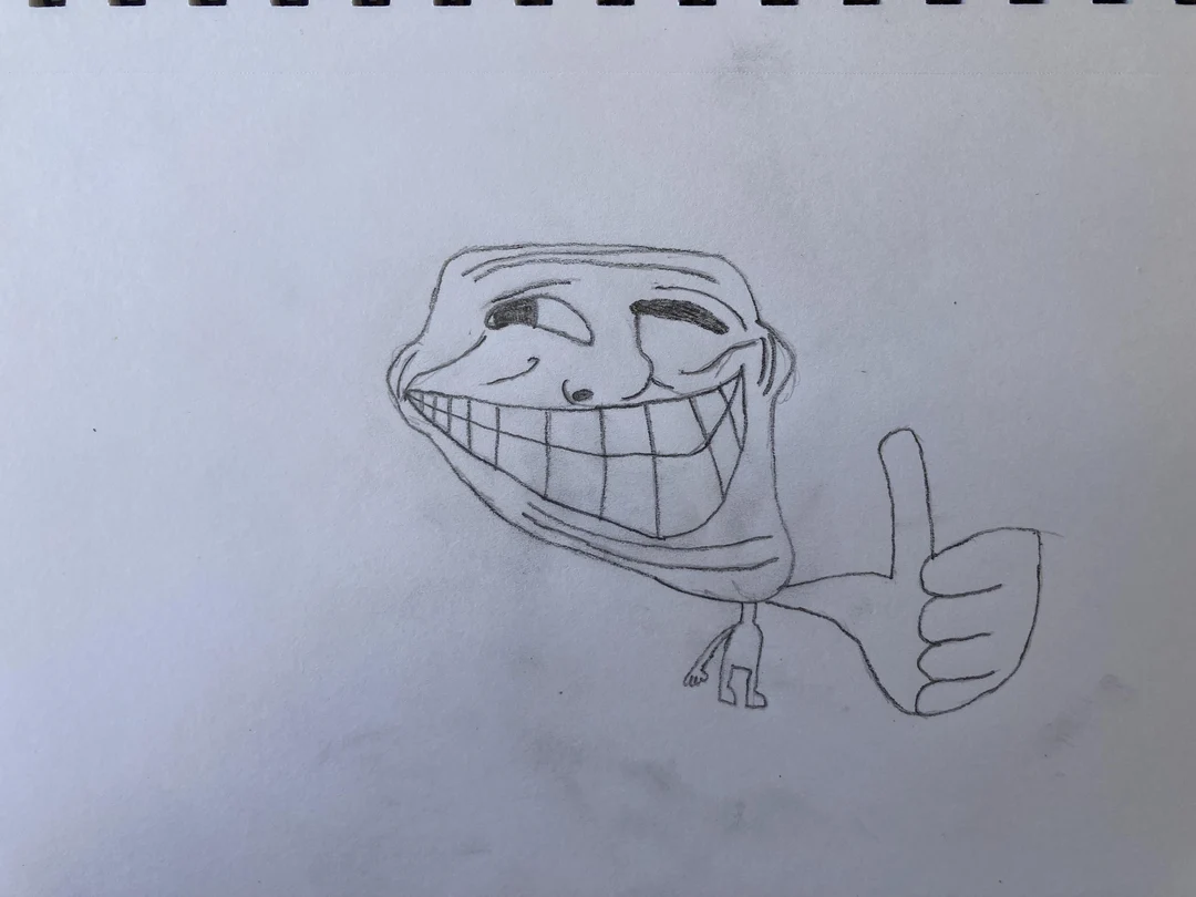 I redesigned the troll. You’re welcome. | Scrolller