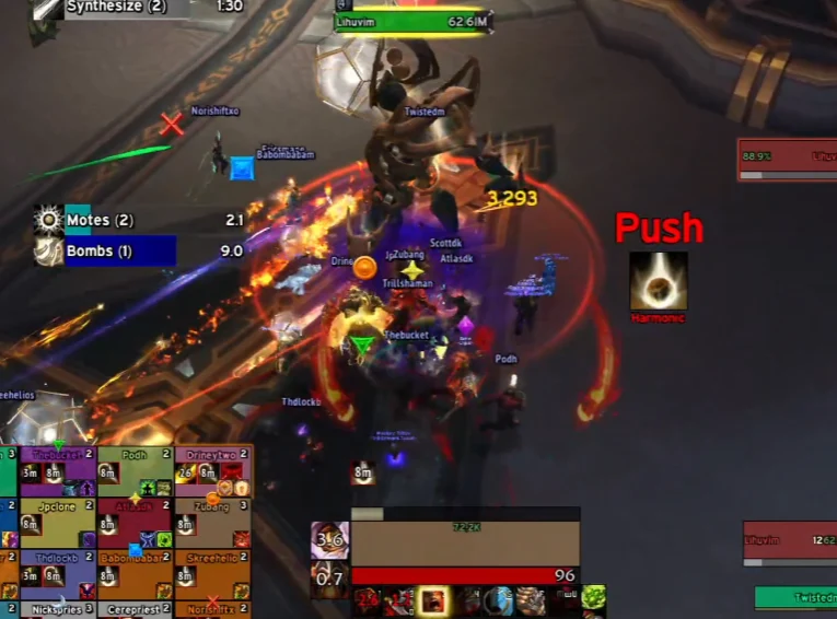 How do I get teammate names looking like this in raid? | Scrolller