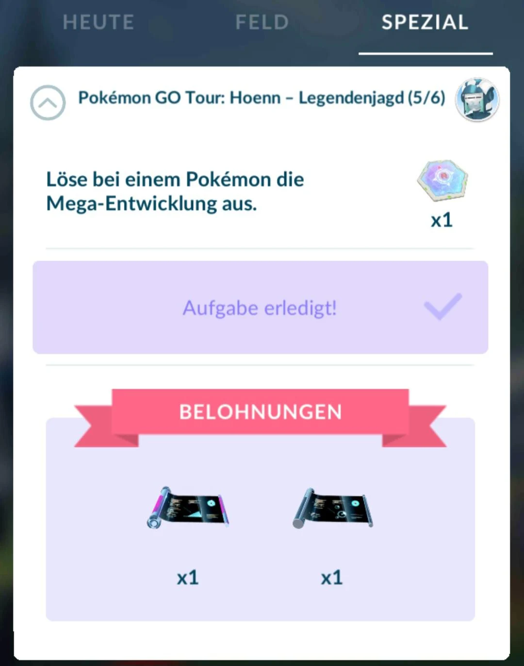 Haven't seen it already, but Niantic changed the Protomorphosis task to a Mega-Evolution | Scrolller