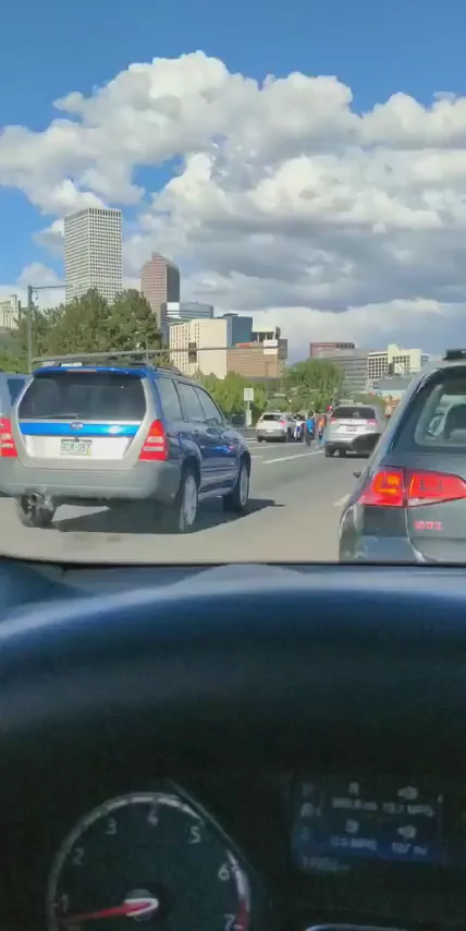 Bikes vs Car [Denver] | Scrolller