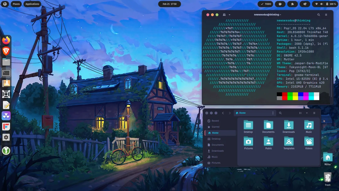 [GNOME] First Rice POP!_OS