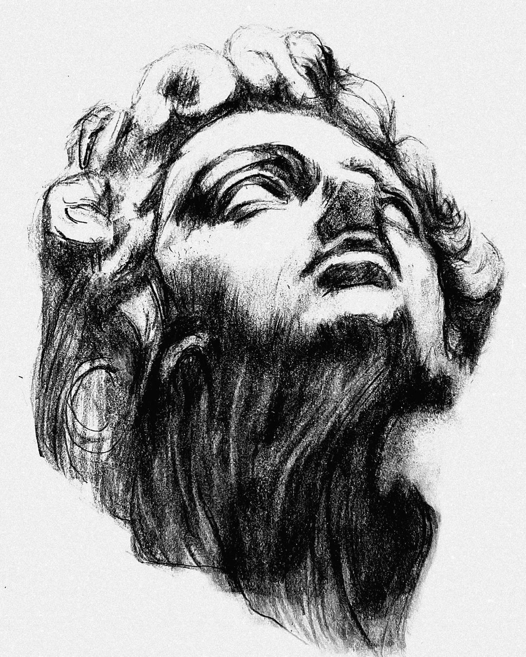 Imitating the Old Masters, Lu, Graphite, 2024 | Scrolller