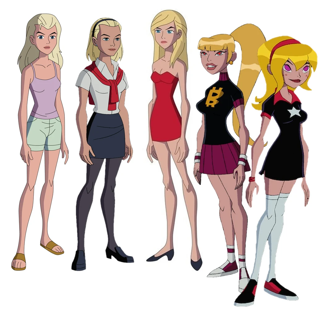 Blond Girls Together Scrolller