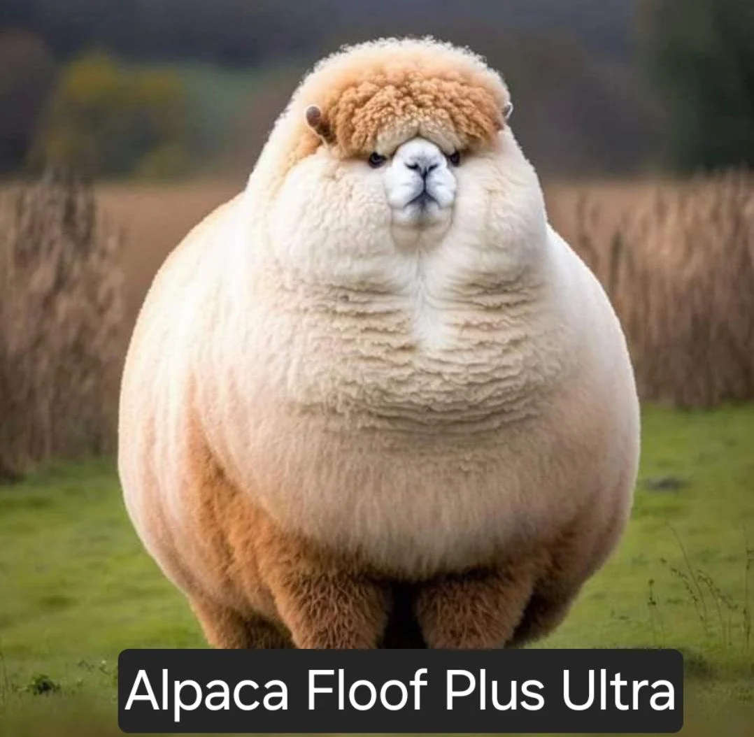 Ladies and Gentlemen. I present to you our new upgrade. The Alpaca Floof Plus ultra | Scrolller