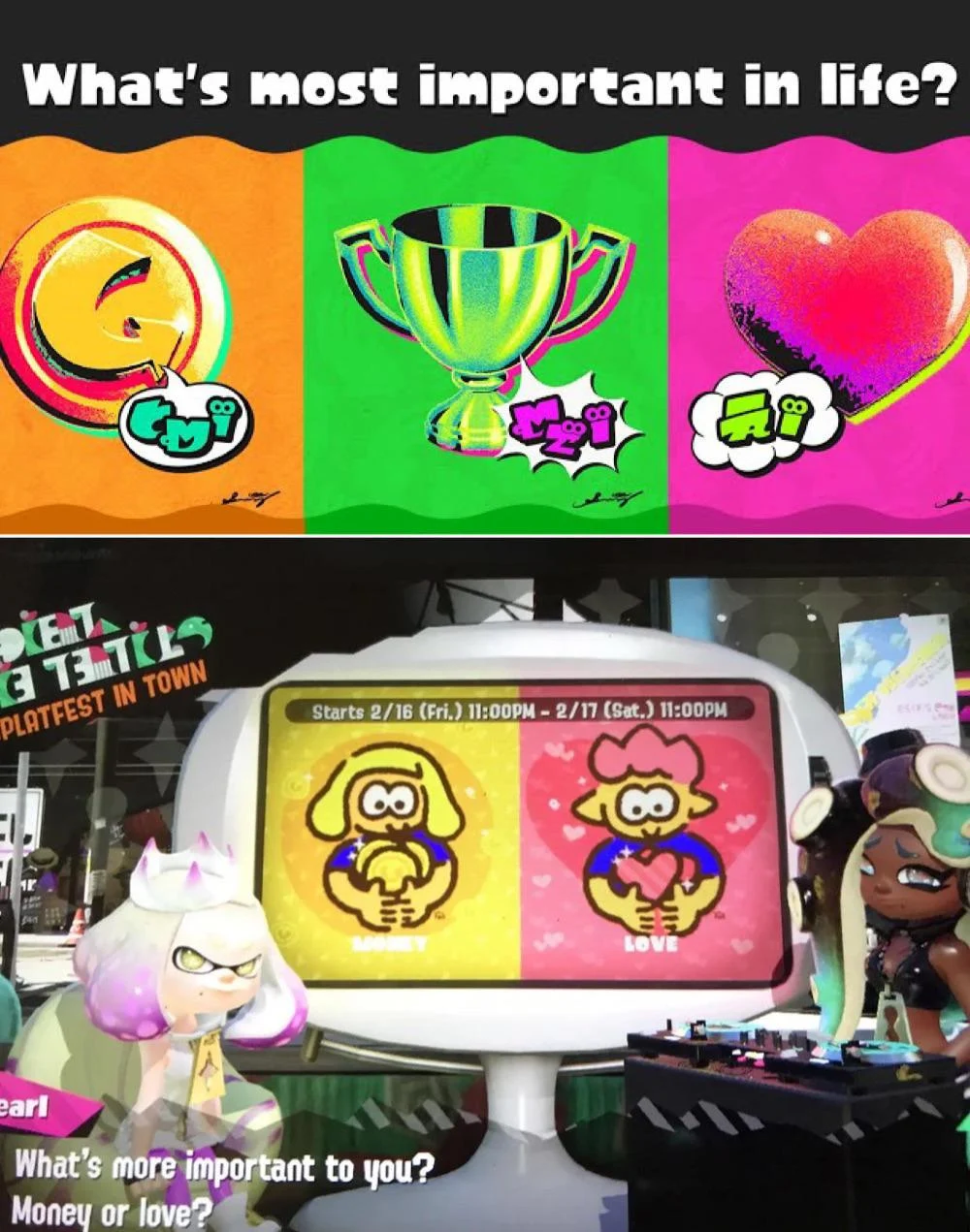 Just a small thing I have noticed regarding splatfest themes in 3 | Scrolller