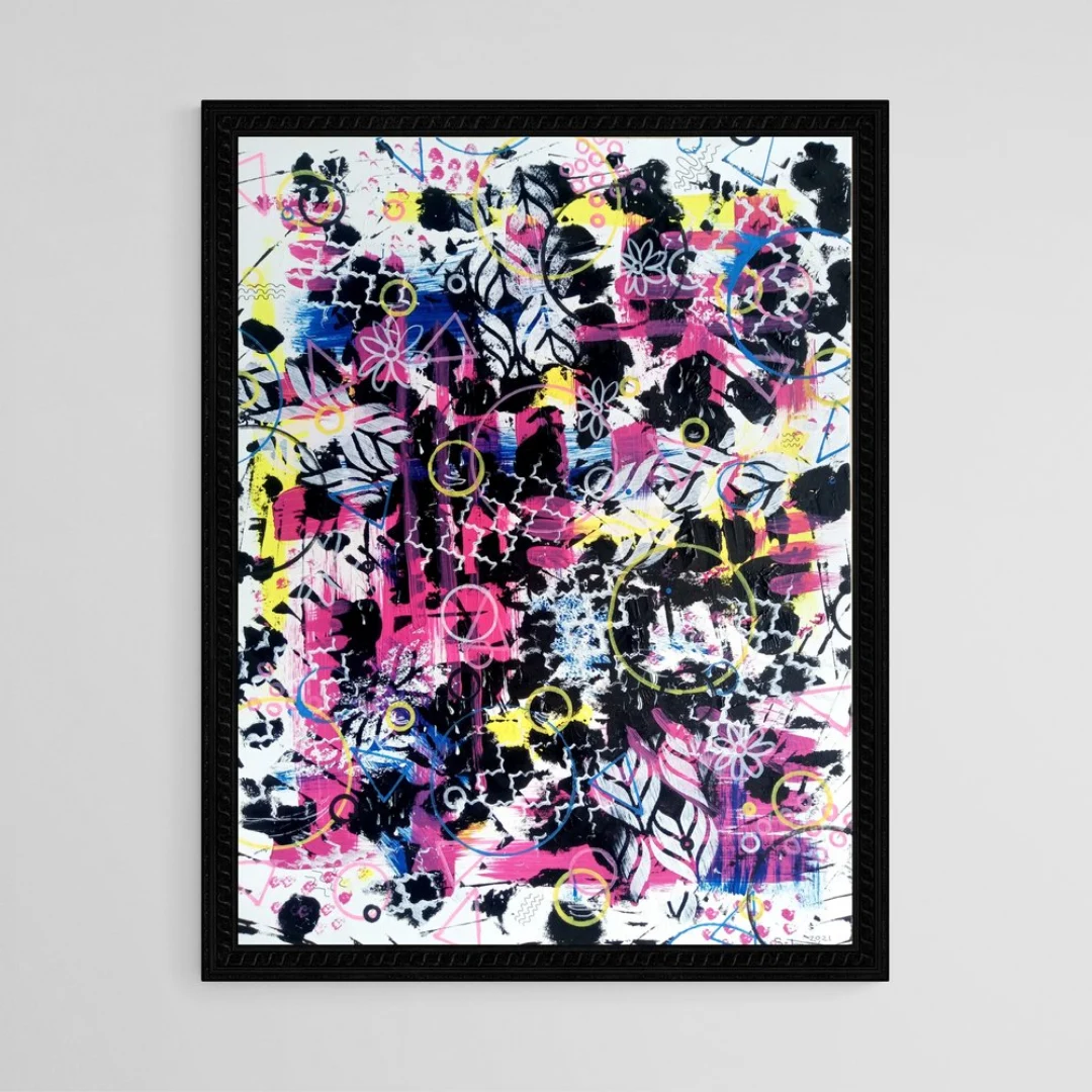 Bright - 12x16 inch abstract acrylic painting by me | Scrolller