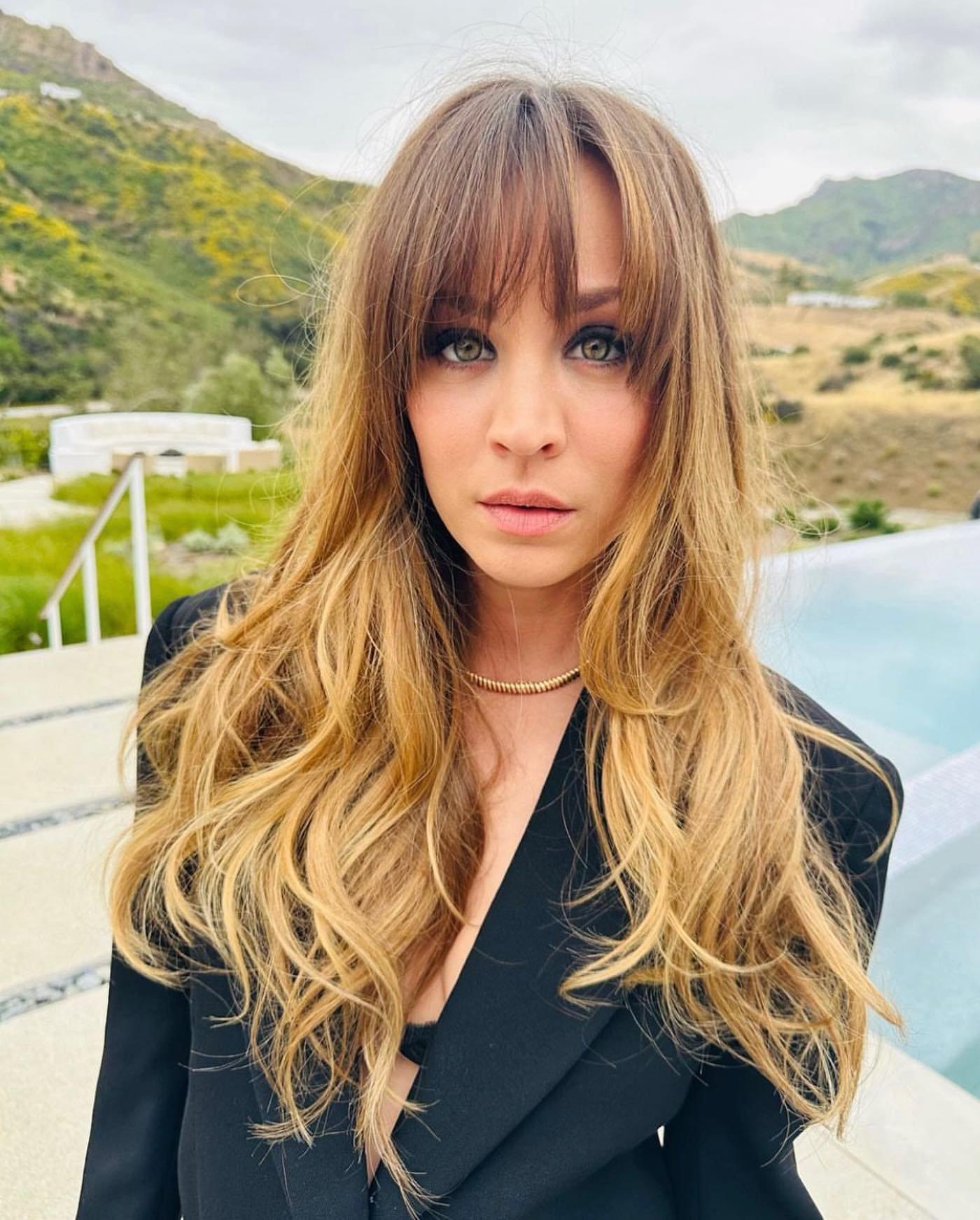 Kaley with a sultry look! | Scrolller