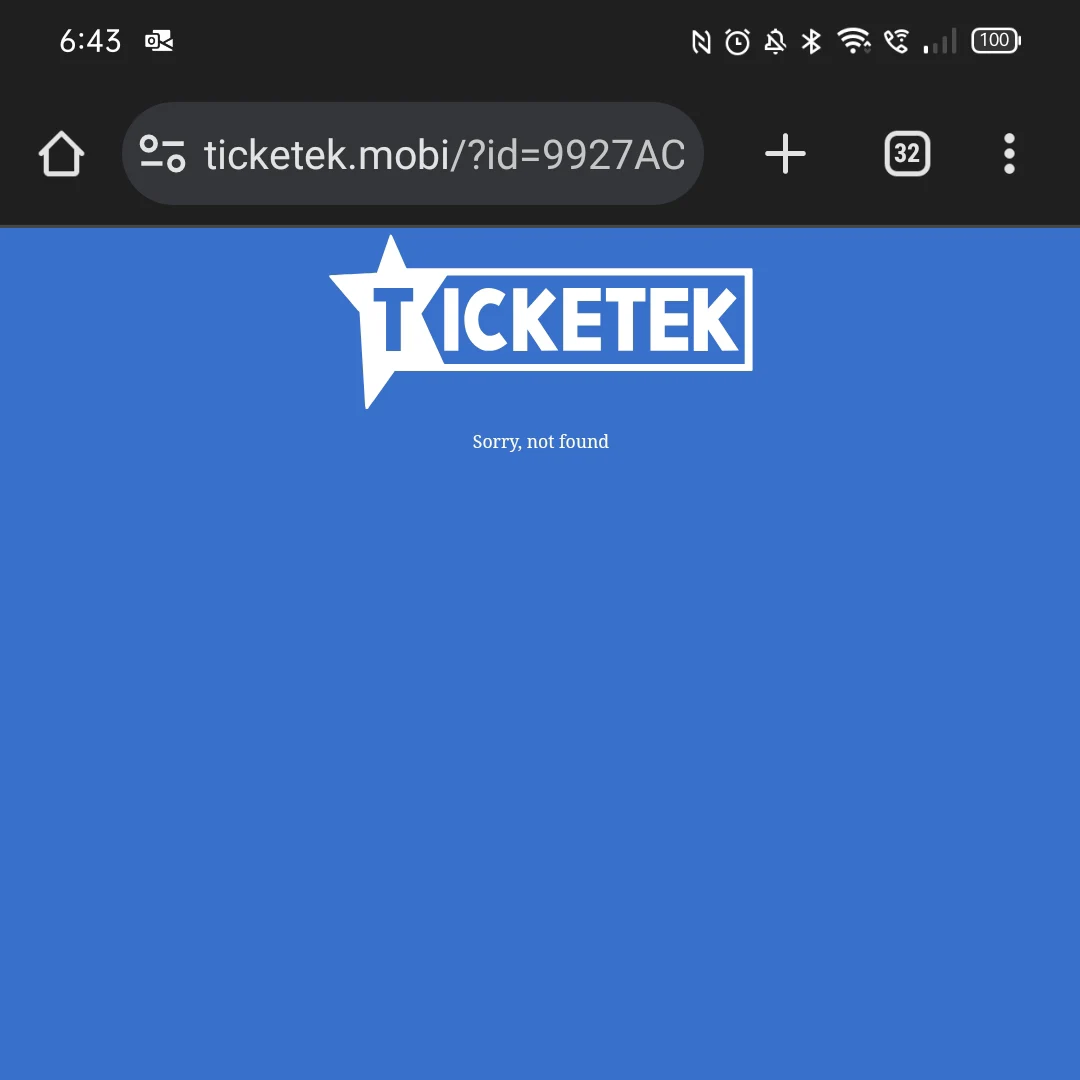 Ticketek issue | Scrolller