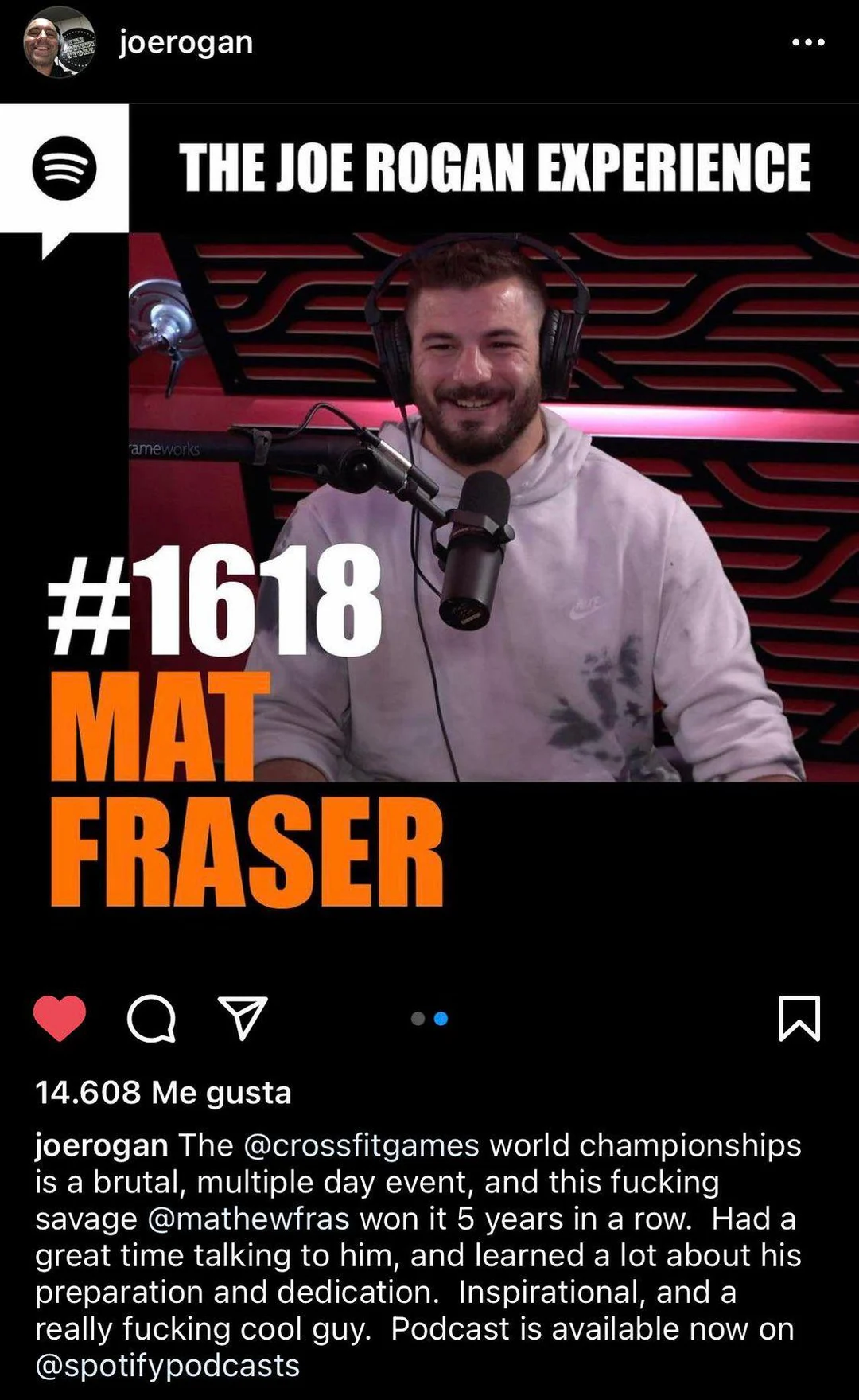 Mat Fraser x Joe Rogan | Scrolller