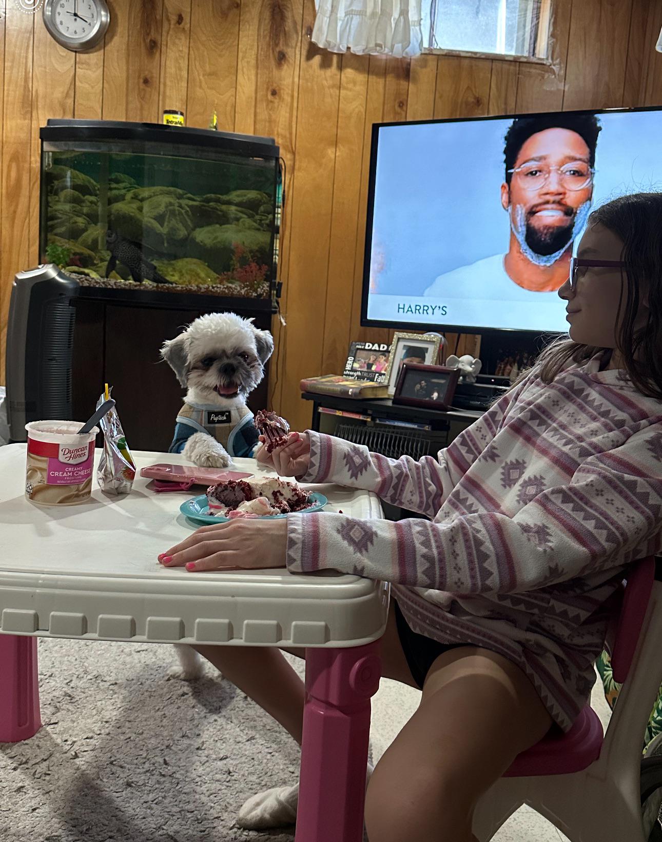 Notorious beggar for red velvet birthday cake 🎂🤣 | Scrolller