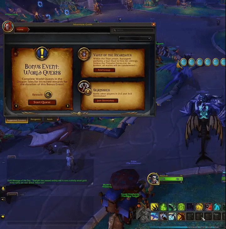 Why can't I pick up this quest? (no addons, log not full, can't see any in valdrakken either ...