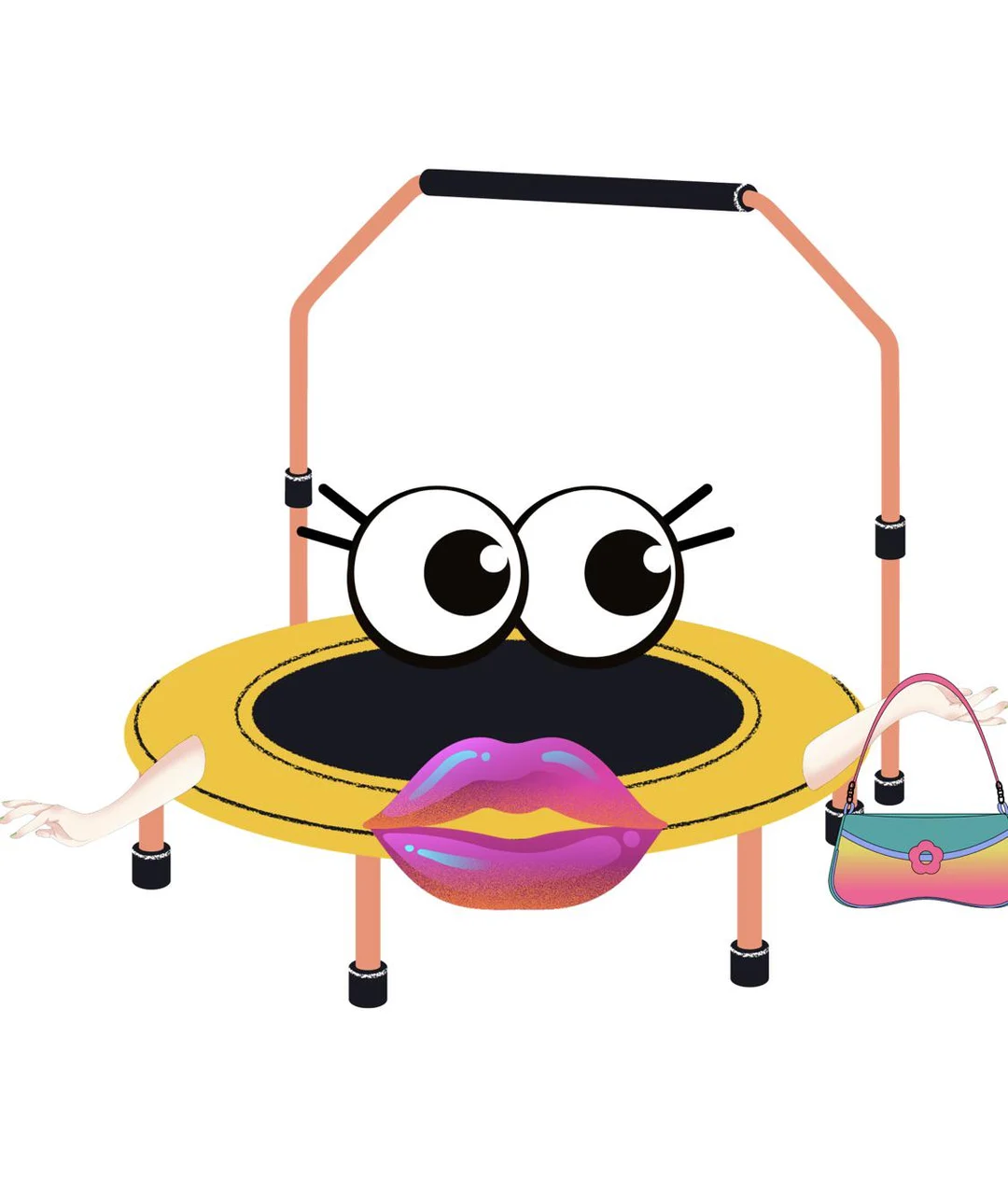 Trampoline with eyes | Scrolller