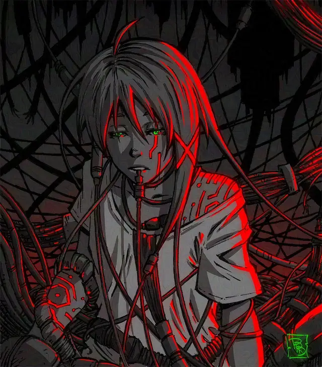 My Newest Artwork - "dis_CONNECTED", inspired by Serial Experiments Lain | Scrolller