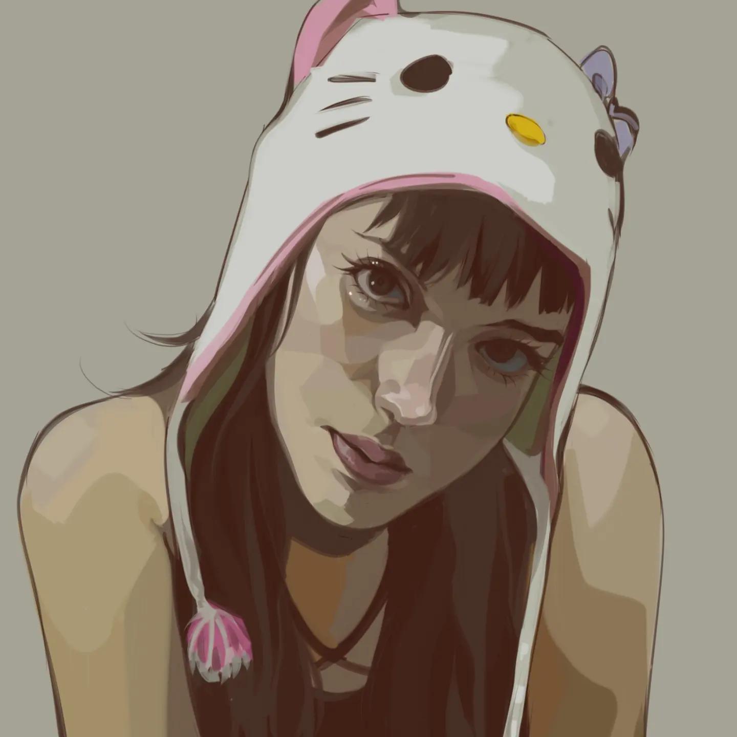 Hello Kitty, Me, Digital, 2022 | Scrolller