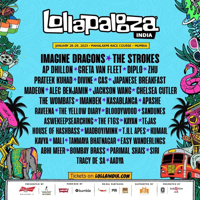 Lollapalooza India artist lineup is amazing! | Scrolller