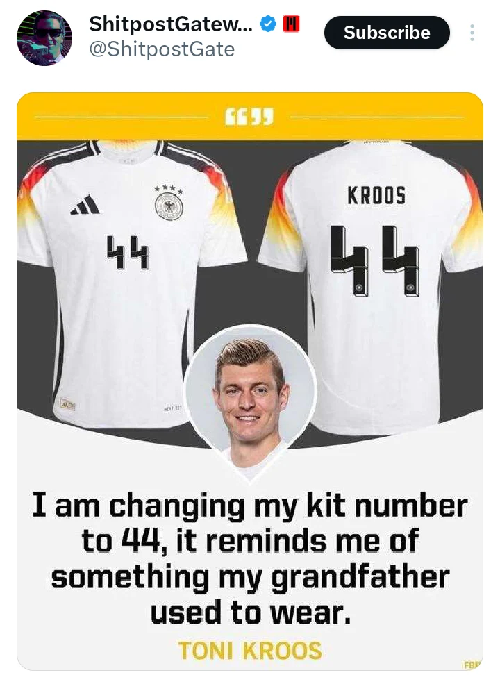 Kroos went too far | Scrolller