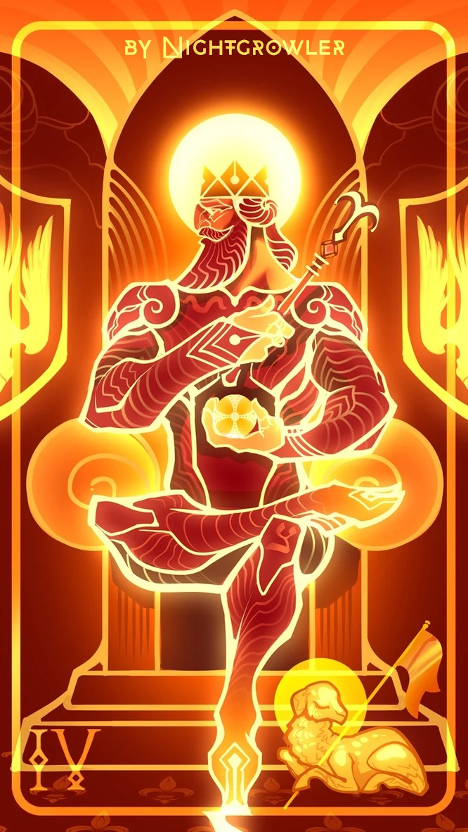 Tarot Major Arcana IV - The Emperor by Me | Scrolller
