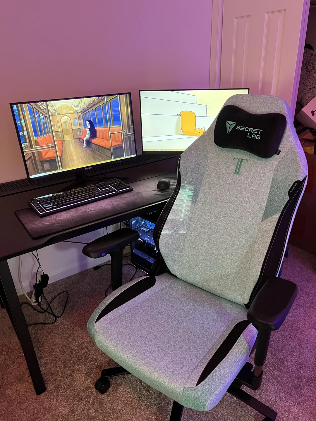 Finally completed the setup, had to go with the #secretlab Titan Evo ...