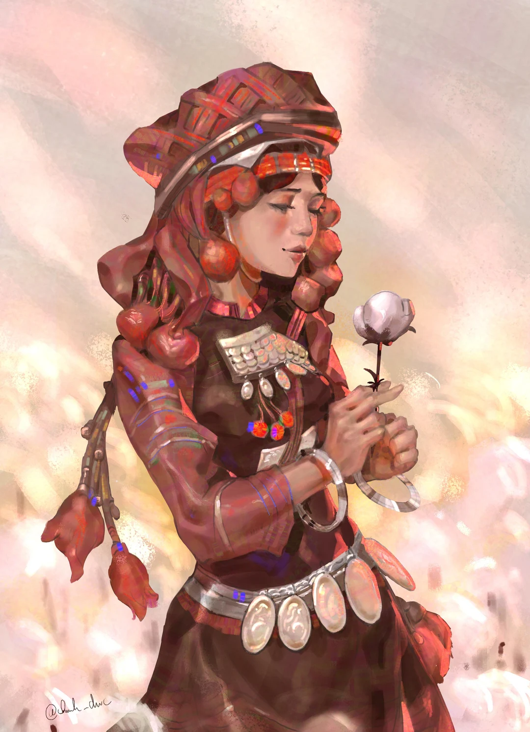 Art I did of a highlander girl | Scrolller