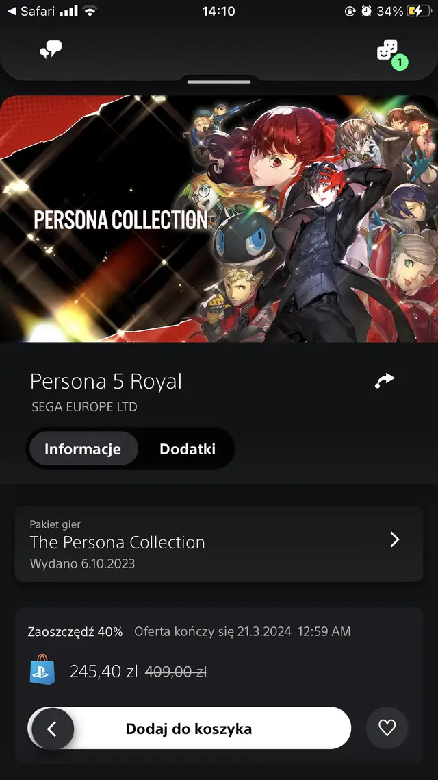 soo, can someone explain why i can buy persona collection and not persona dancing collection ...