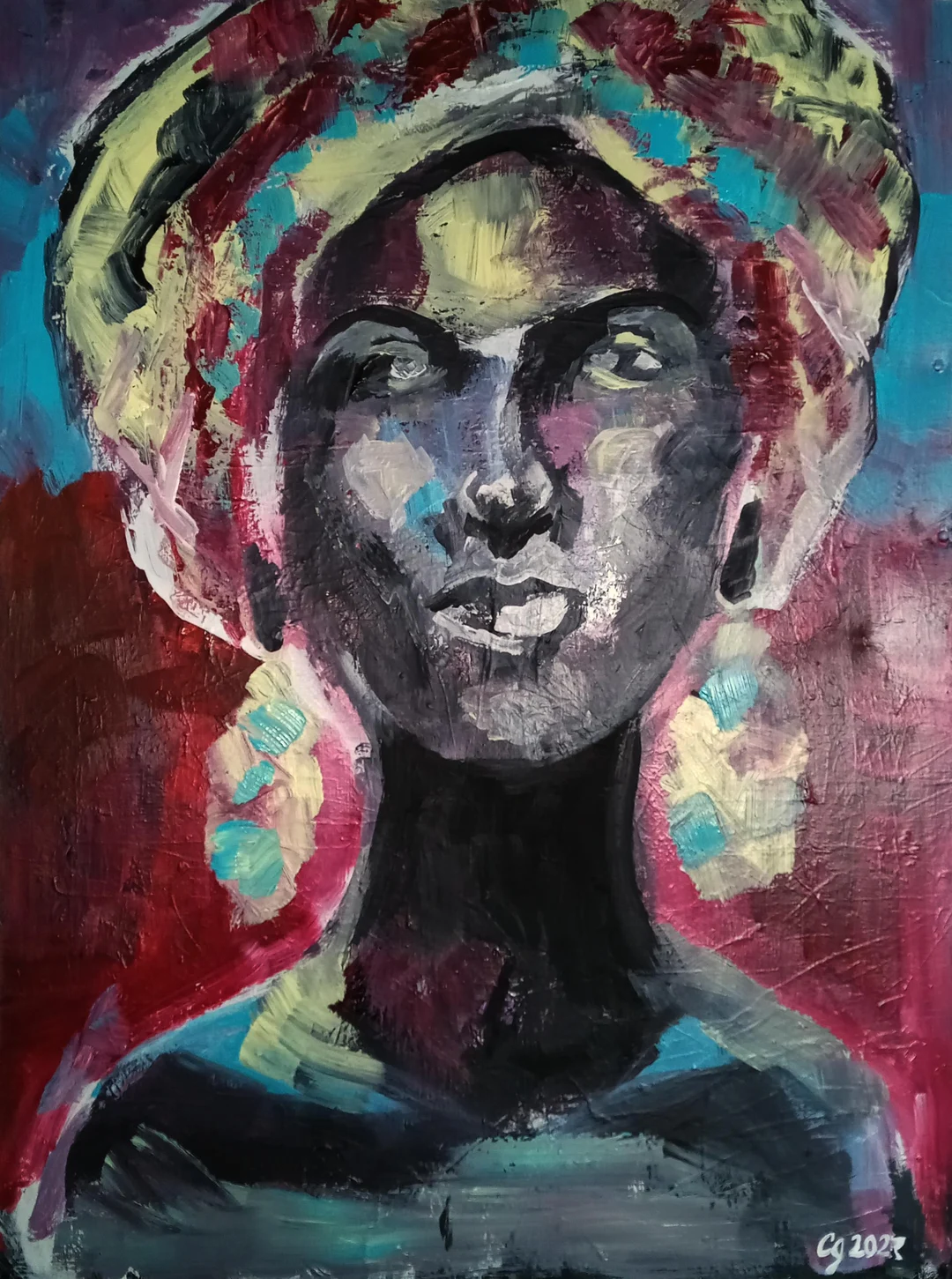 far away moment, me, acrylic on canvas, 2023 | Scrolller