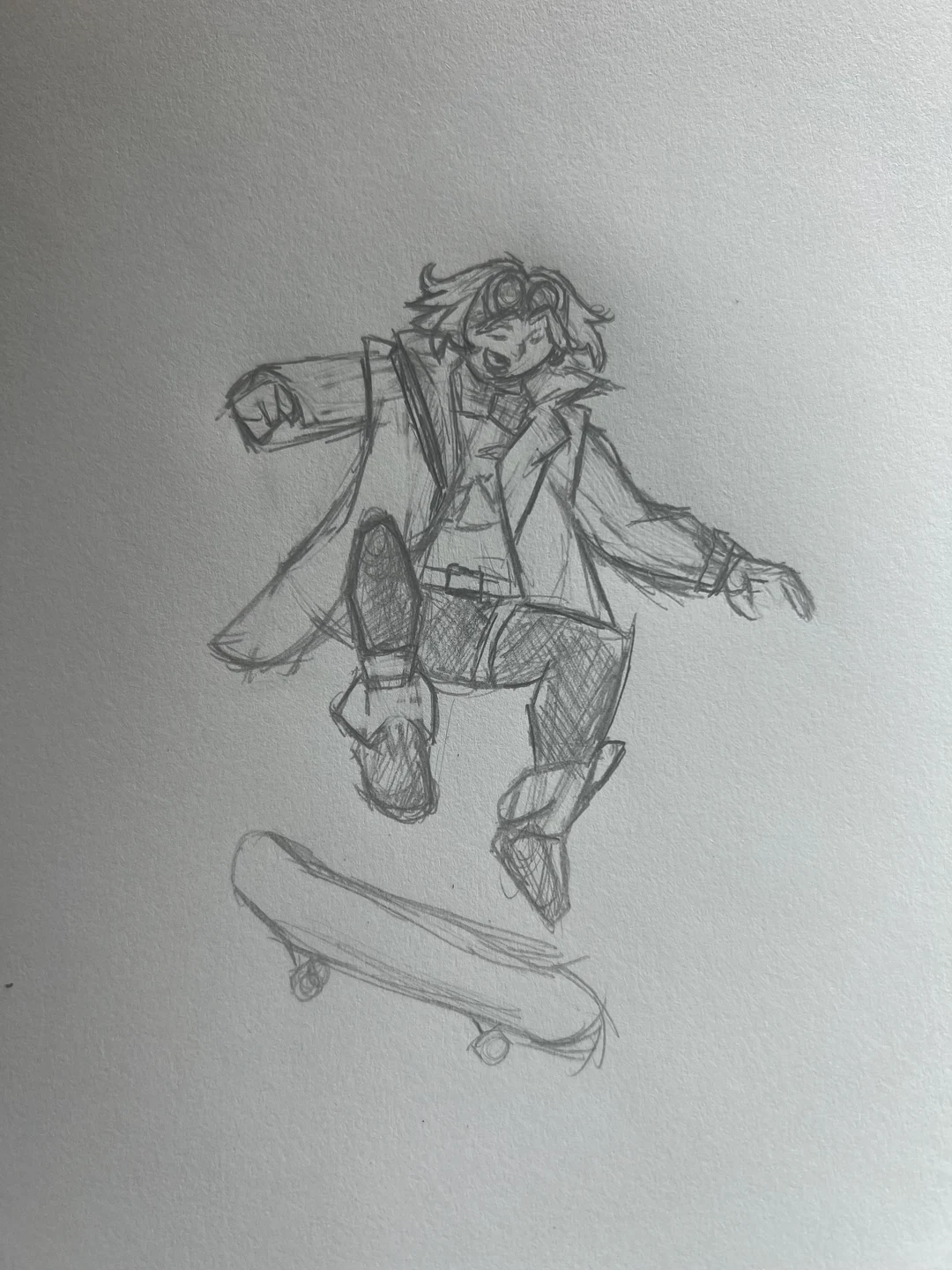 Felt bored so I drew Venture popping an Ollie | Scrolller
