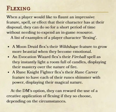 New Mechanic: Flexing, go on an show-off those cool features! | Scrolller