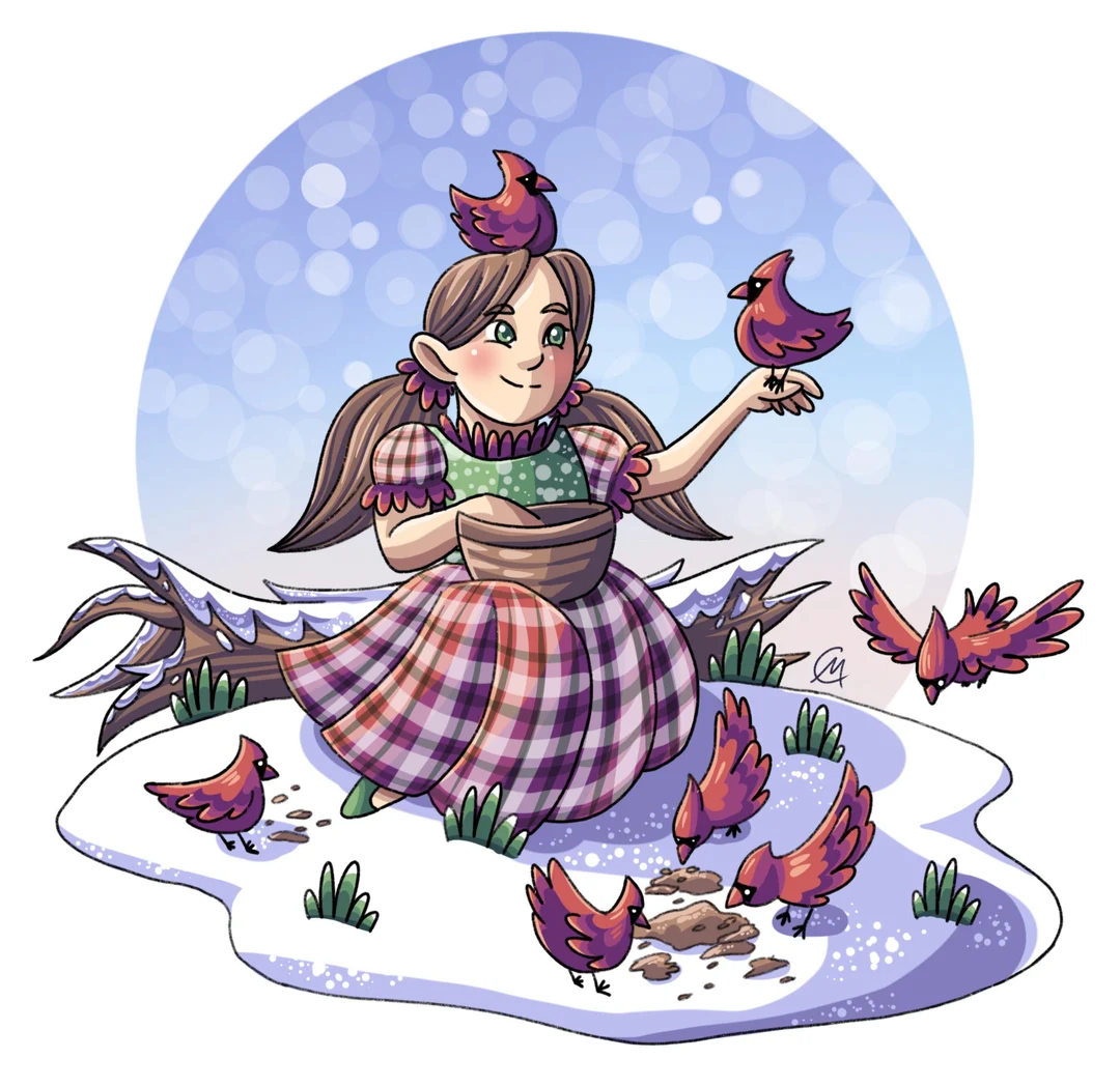 Feeding the Cardinals (OC) | Scrolller