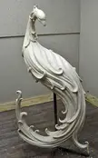 White Peacock Statue | Scrolller