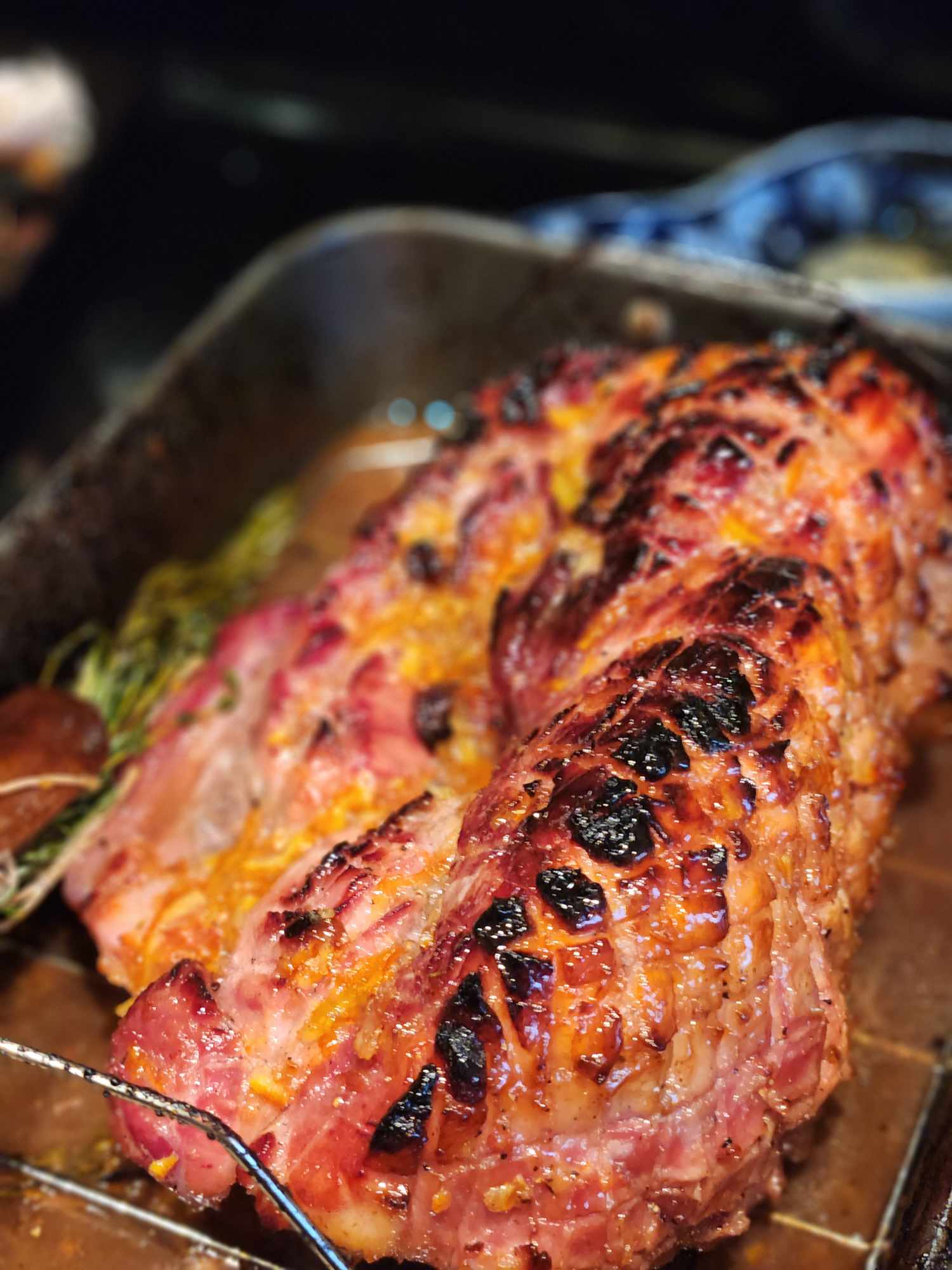 [Homemade] Roast Ham with Marmalade Glaze | Scrolller