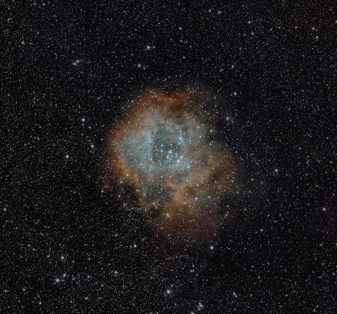I spent 2 nights capturing the Rosette Nebula with off the shelf equipment! | Scrolller
