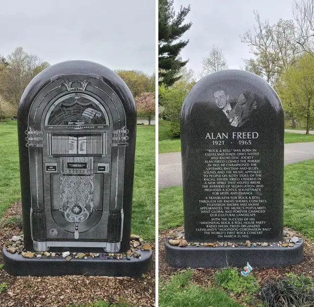 Alan Freed's jukebox marker. Cleveland OH | Scrolller