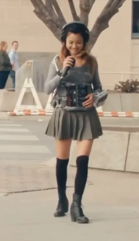 Making music alone while casually walking | Scrolller