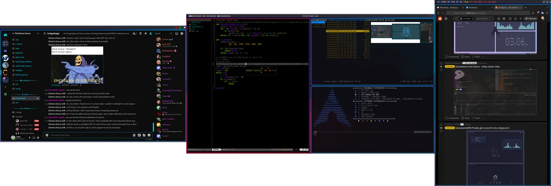 [BSPWM] I tried to make dark rice | Scrolller