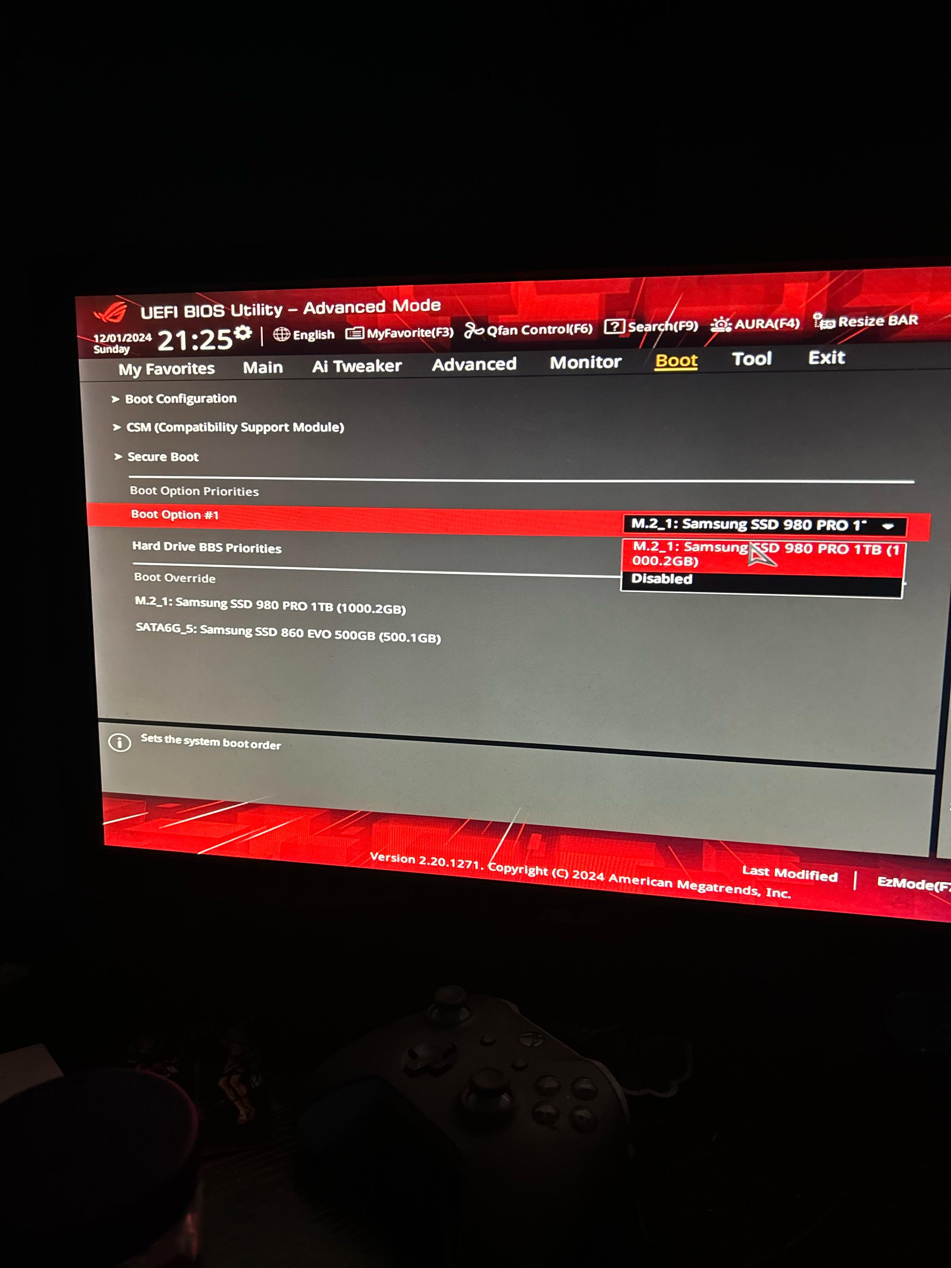 Windows drive not showing up in boot priority | Scrolller